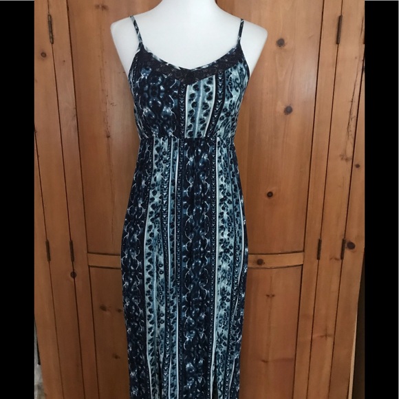 Mossimo Supply Co. | Dresses | Mossimo Cotton Maxi Dress Wcrochet ...